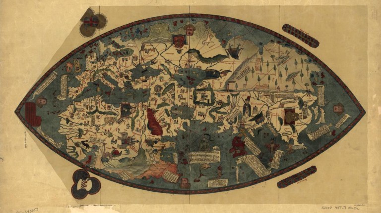 The Genoese World Map of 1457: Secrets of Medieval Maps – Mysterious ...